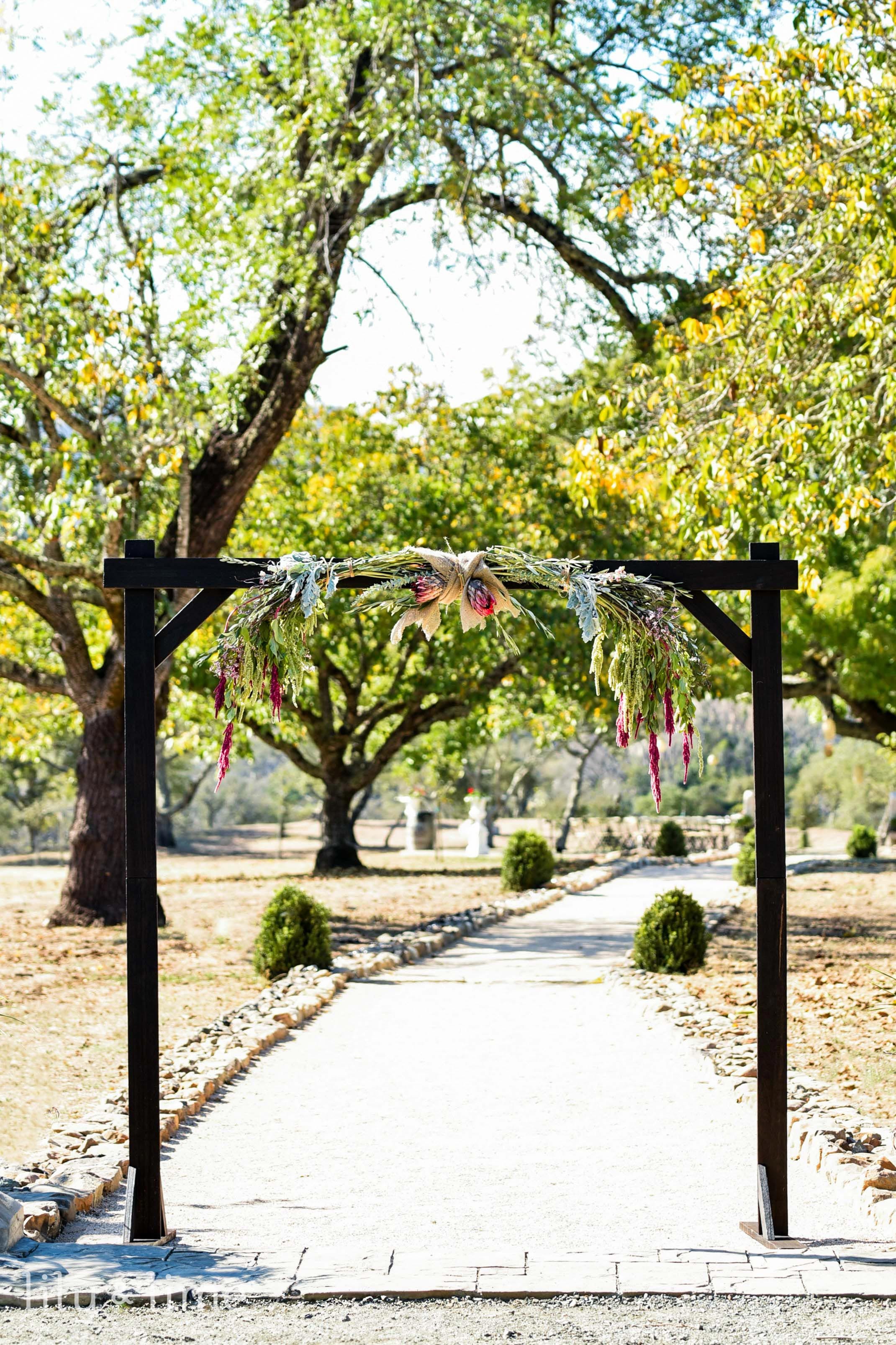 Diy Simple Wedding Arbor