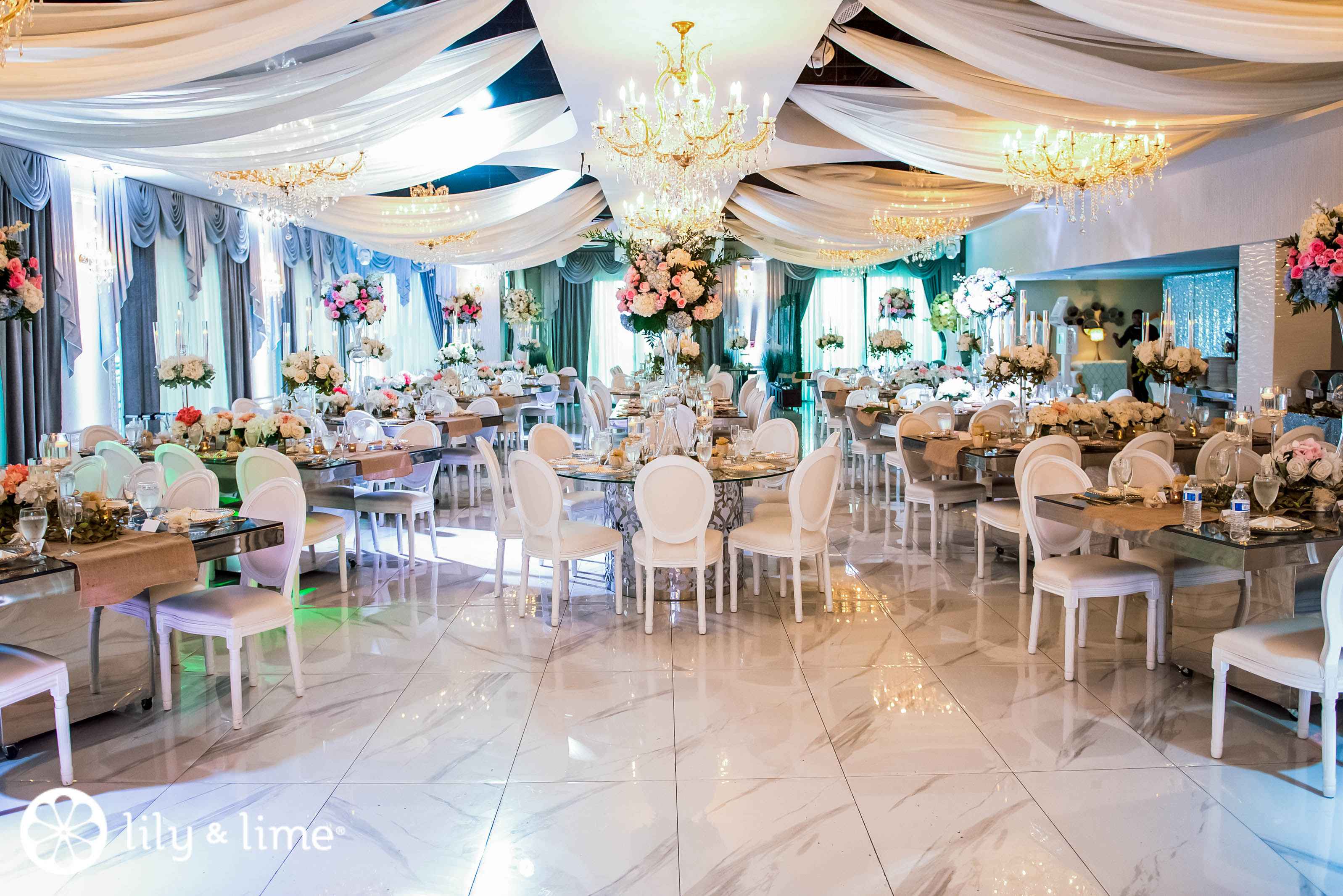 Romantic Ways to Use Chandeliers In Your Wedding | Lily & Lime