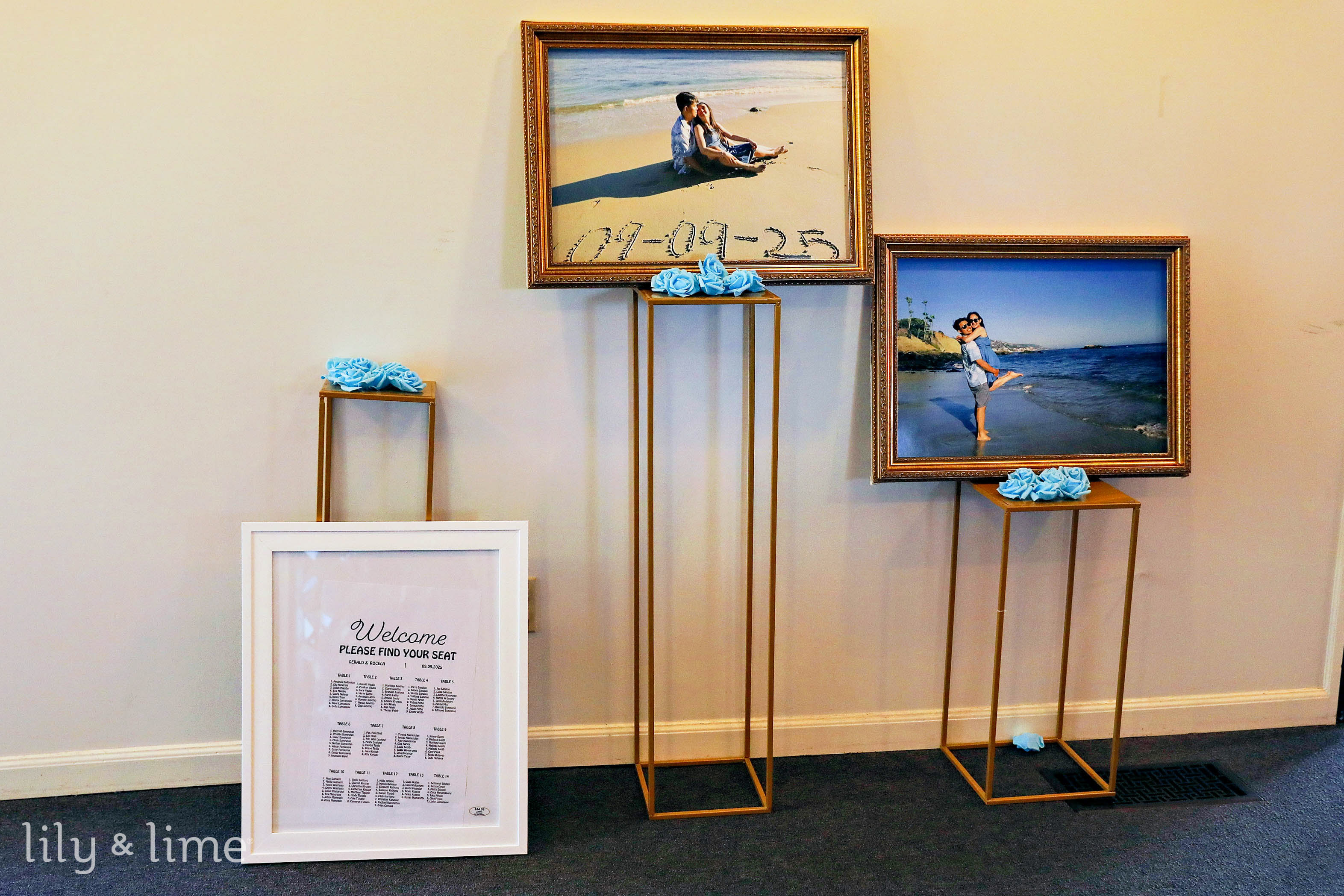 Rocela & Gerald's Chic White and Blue Wedding at Praise Community ...