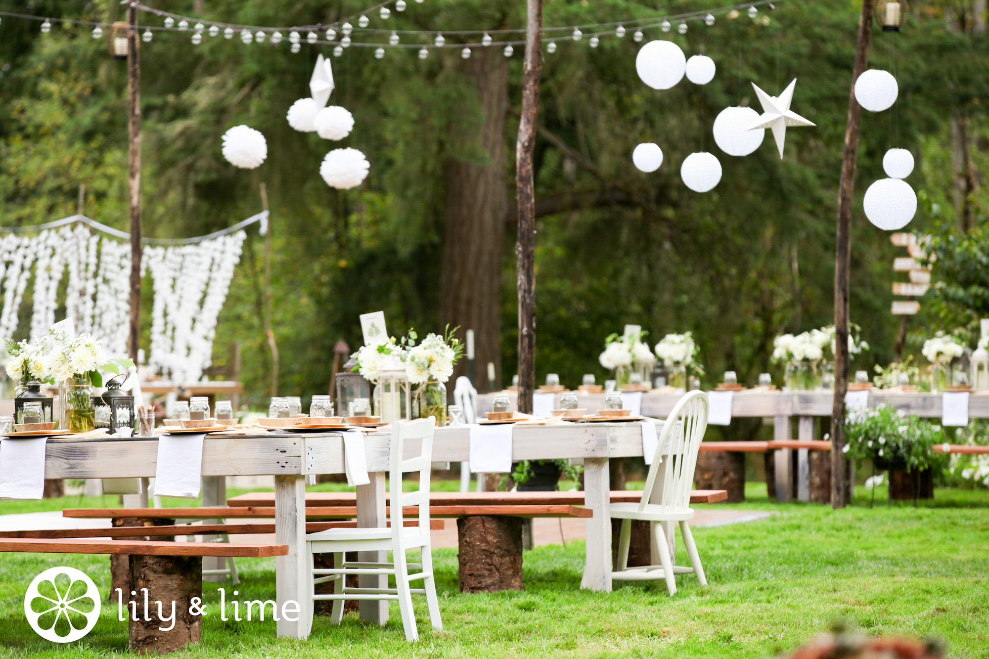 Create a Wedding Reception Style That Shouts “Me and Him!” - Lily ...